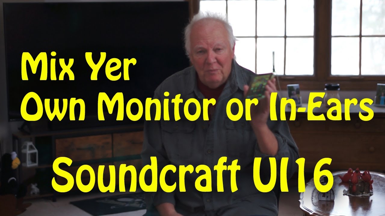 UI16 Mix Your Own Monitor on Your Phone. - YouTube