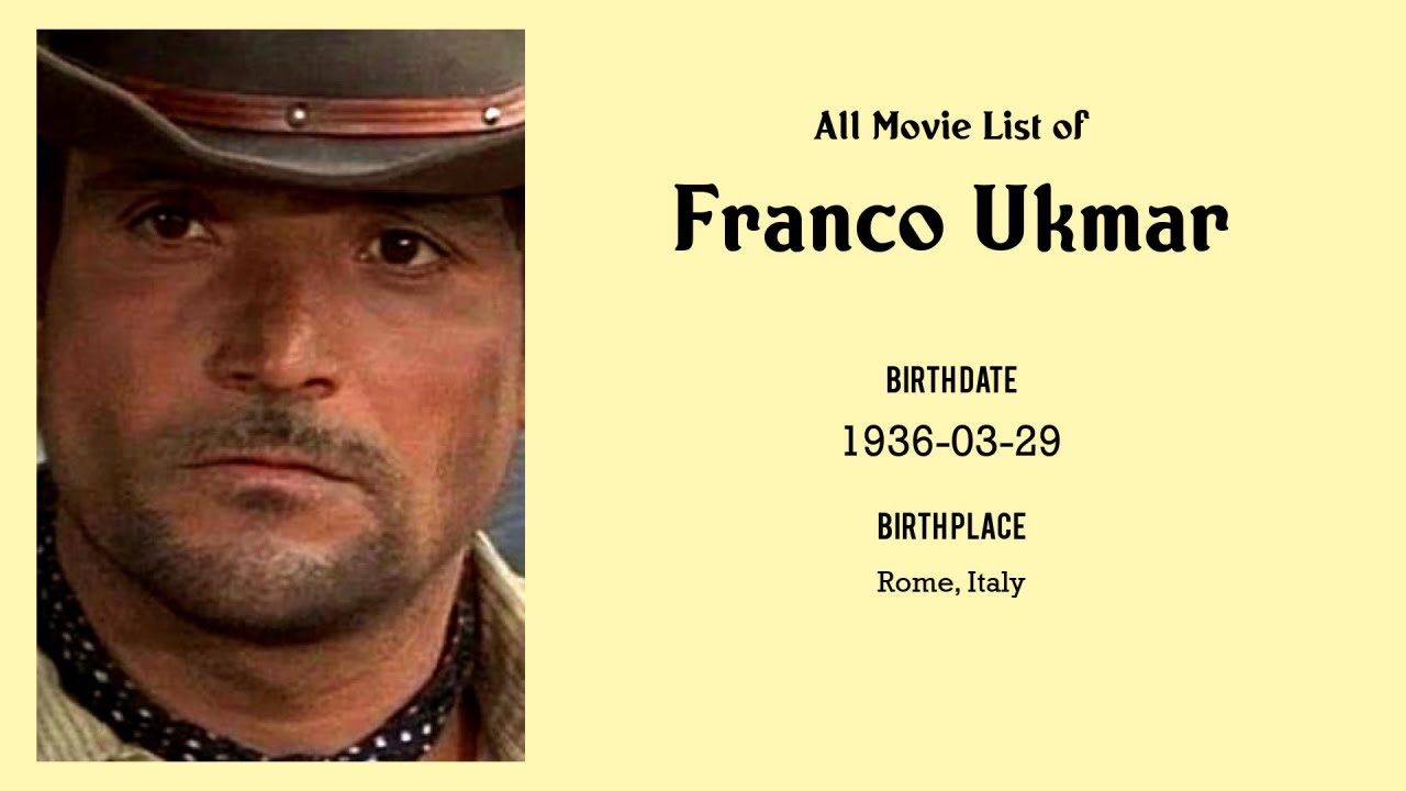 Franco Ukmar Movies list Franco Ukmar| Filmography of Franco Ukmar ...