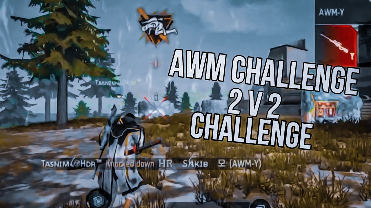 2 Vs 2....... Awm Challenge Gameplay😎🖤 - YouTube