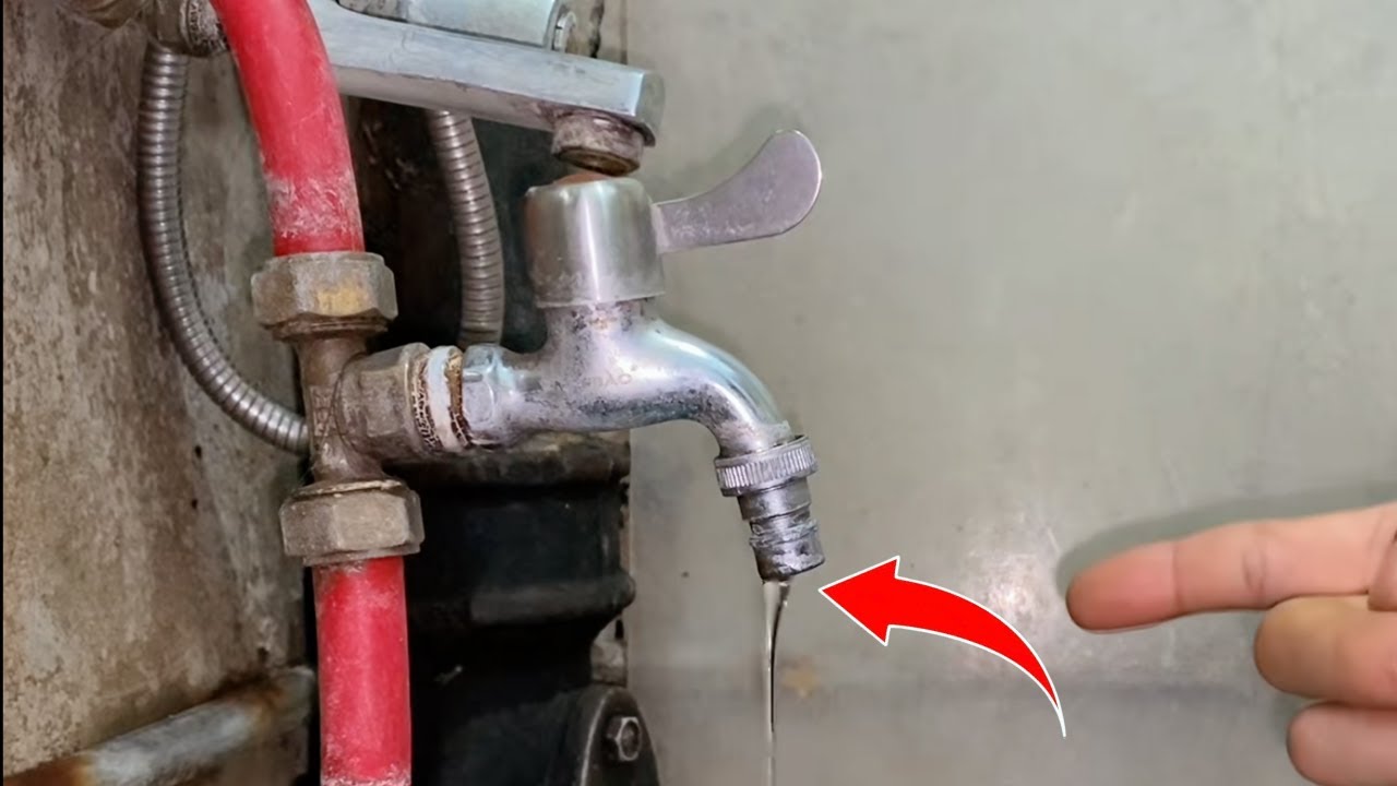 amazing method to repair a faucet broken how to repair faucet broken ...