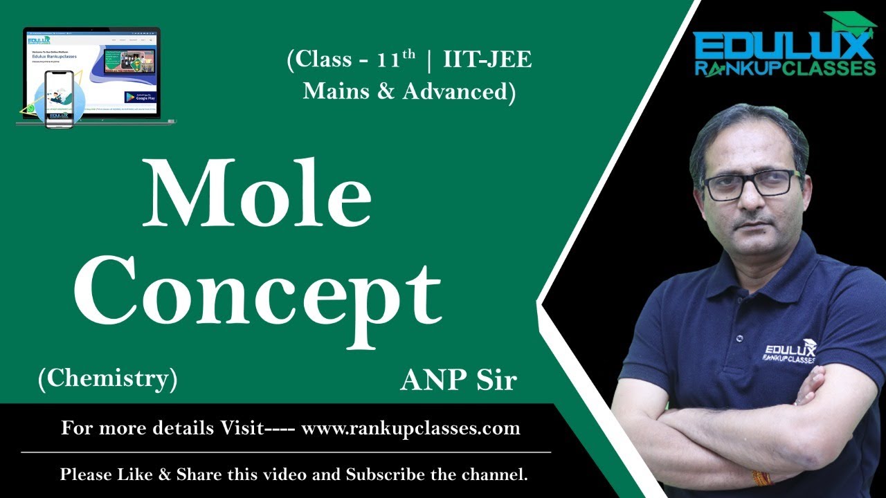 L-11-MOLE CONCEPT (Chemistry) Class-11th/IIT - YouTube
