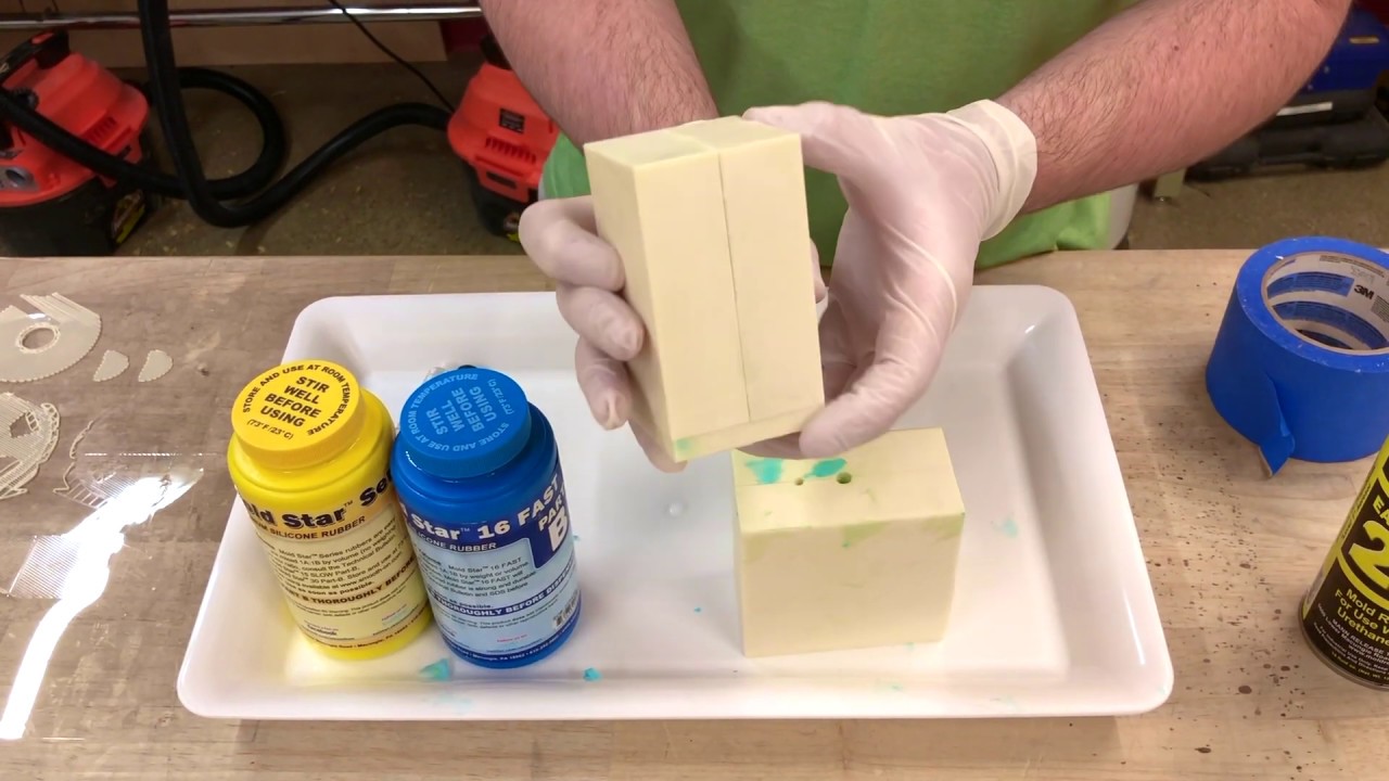 3D Printed Molds for Injecting Silicone - YouTube