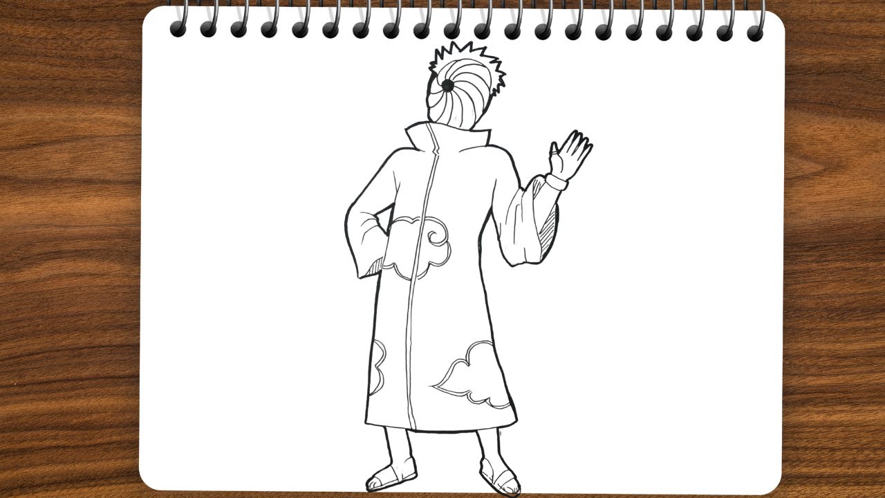 Draw It - EASY SKETCH DRAWING TOBI AKATSUKI | HOW TO DRAW TOBI AKATSUKI ...