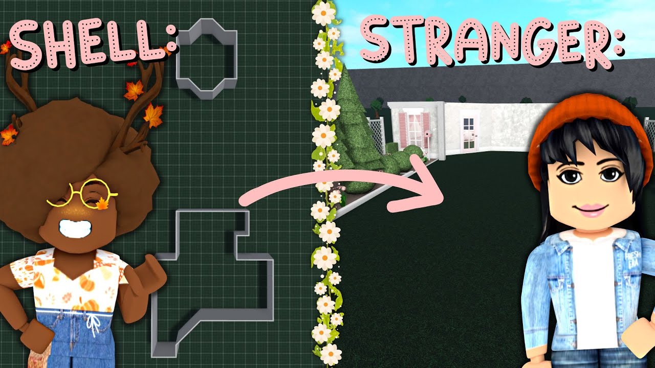 A STRANGER did my Bloxburg Build Challenge Fall Shell Challenge House ...