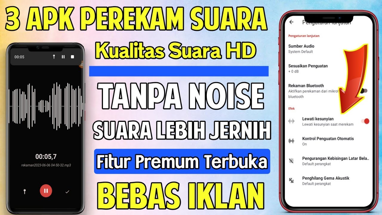 3 Aplikasi Perekam Suara Terbaik Untuk Android - YouTube