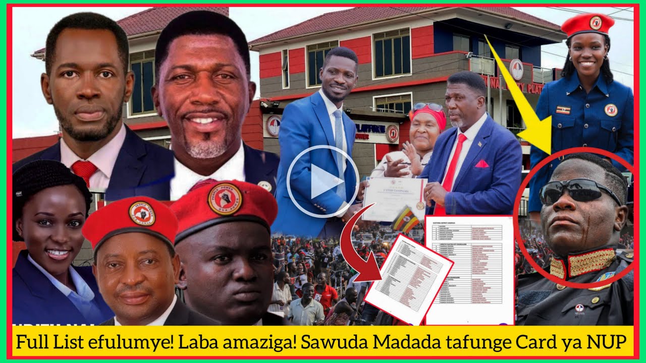 Agakagwawo! Yiino list! Abafunye Card ya NUP bajaganya! Sauda Madada ...