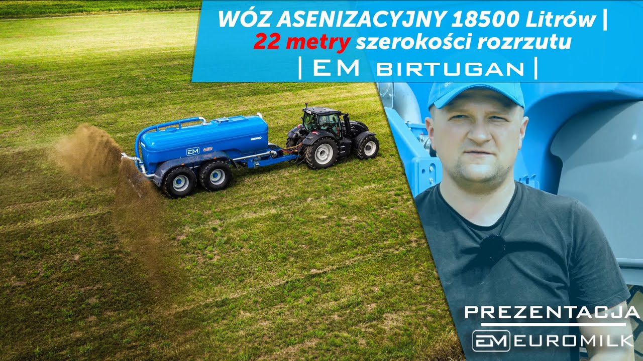 EM BIRTUGAN wóz asenizacyjny o pojemności 18500 litrów | Szerokość ...