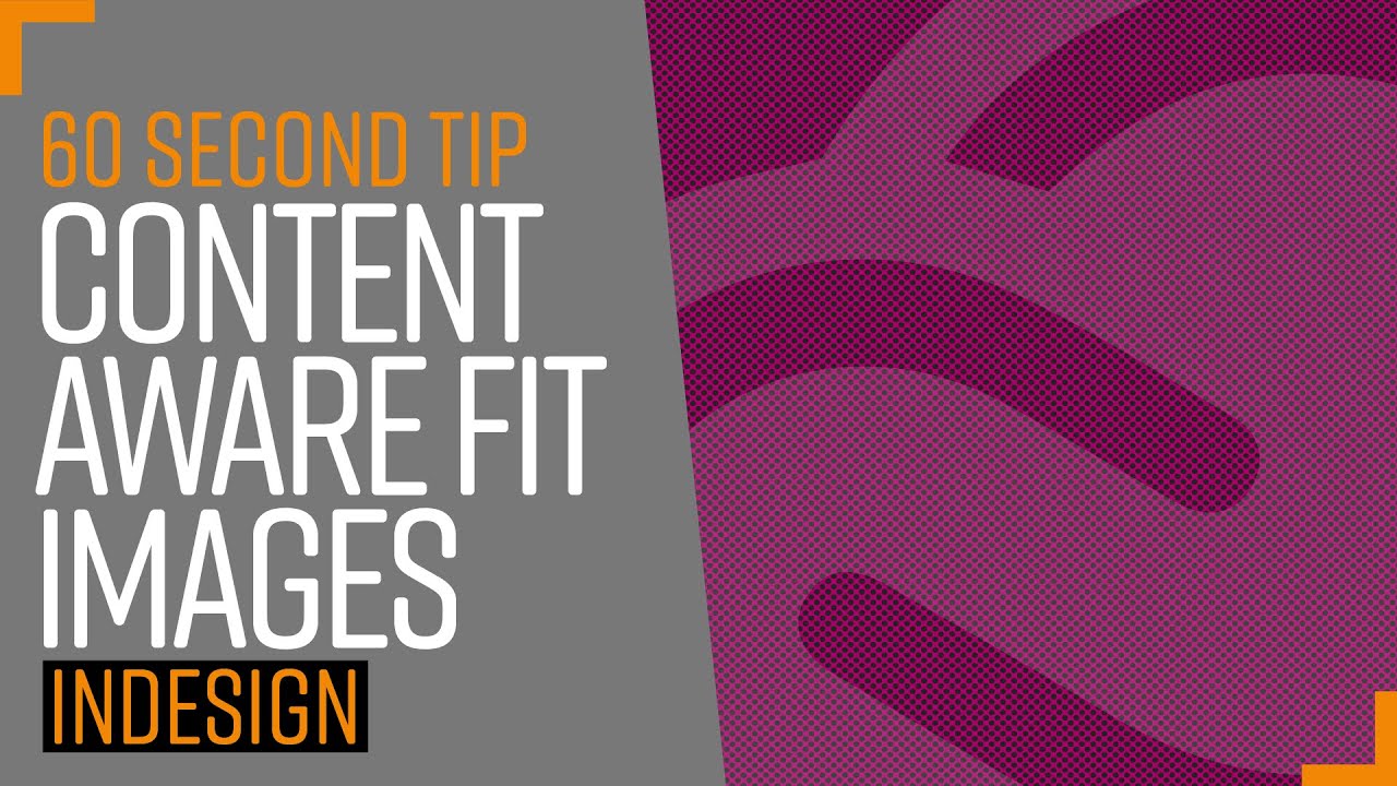 InDesign's Auto-fit and Content-Aware Fit images - YouTube