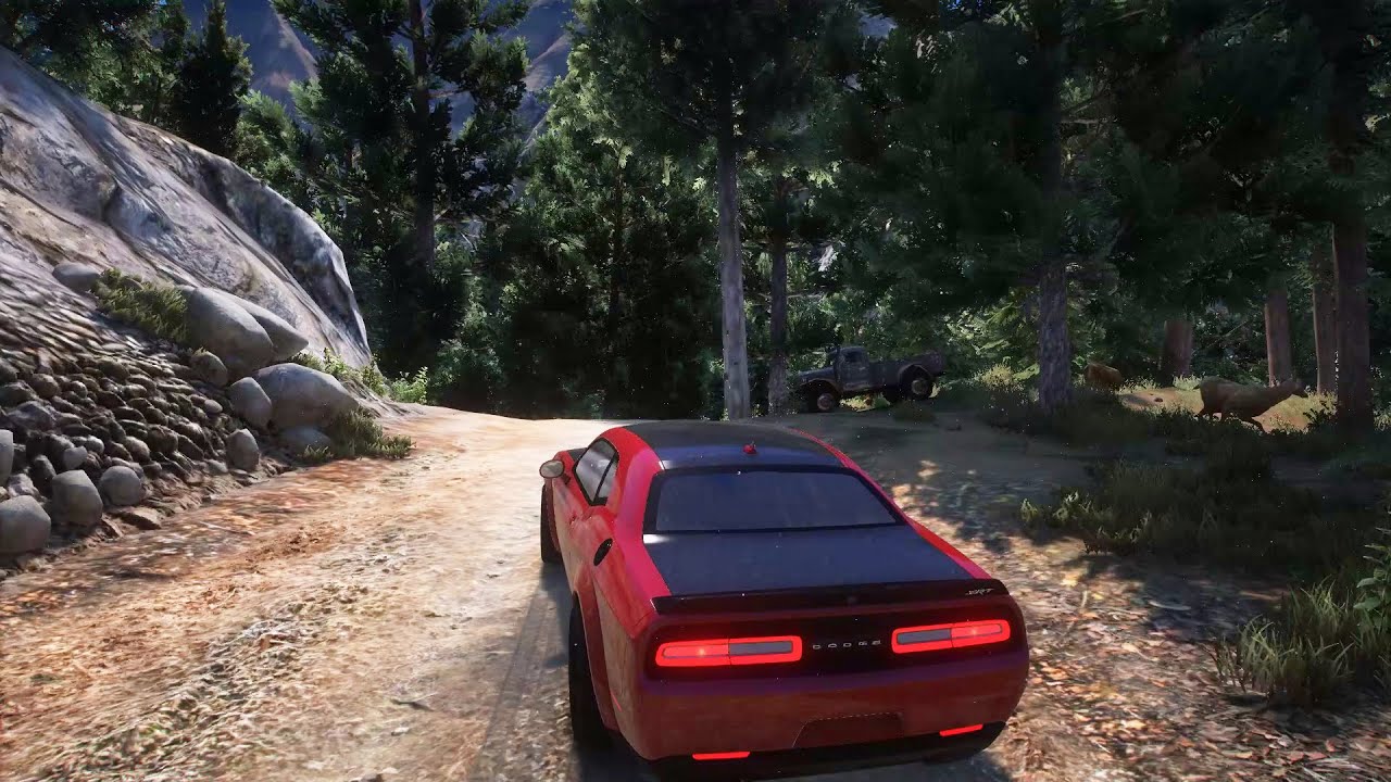 GTA 5 Dodge Challenger Hellcat - Next-Gen Ultra Modded Gameplay - YouTube