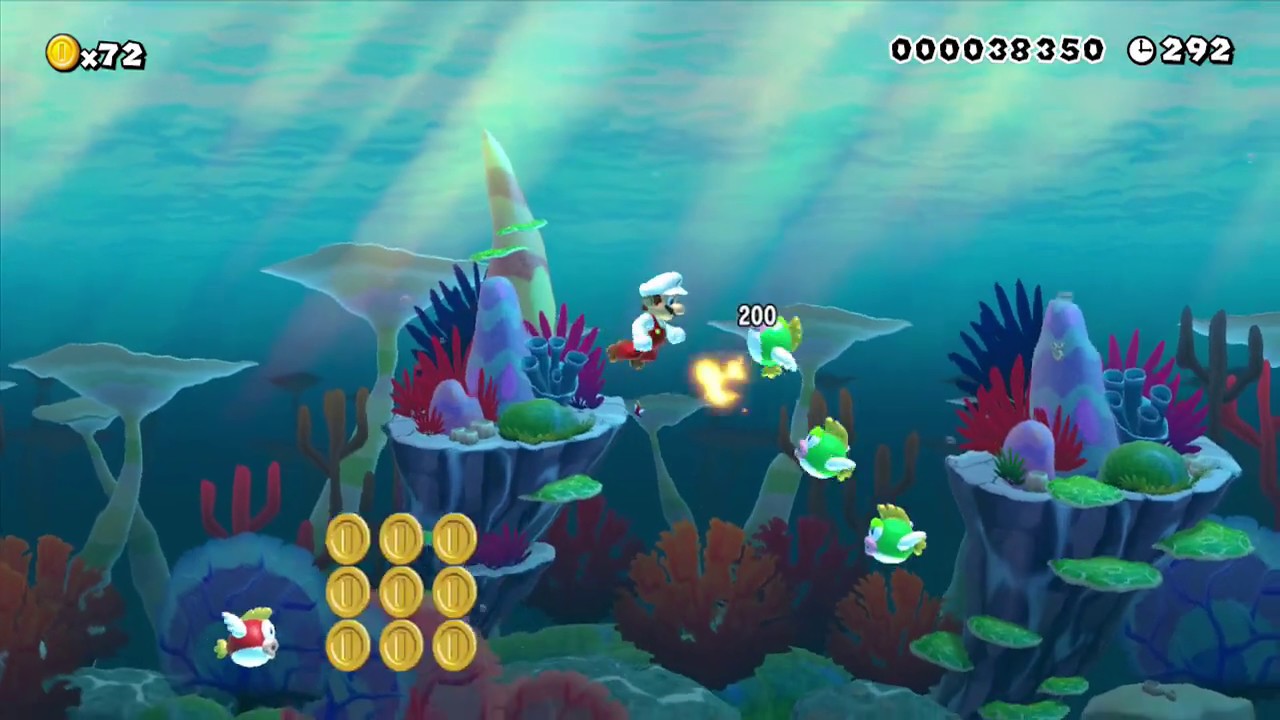 Mario's Adventure Under The Sea by aaaaaaaaaa - Super Mario Maker - YouTube