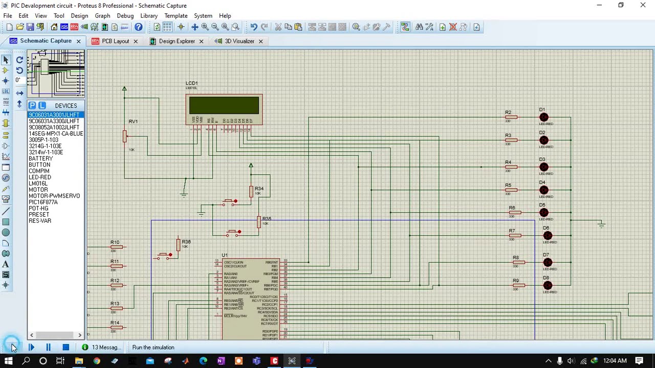 Display Characters on LCD Screen | 16 X2 LCD Interfacing with ...