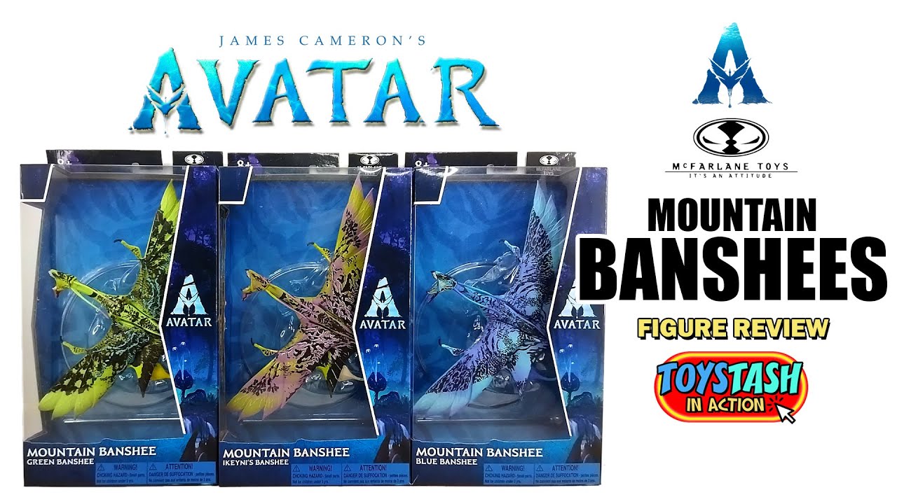 McFarlane World of Pandora - Mountain Banshees Figure Review! - YouTube