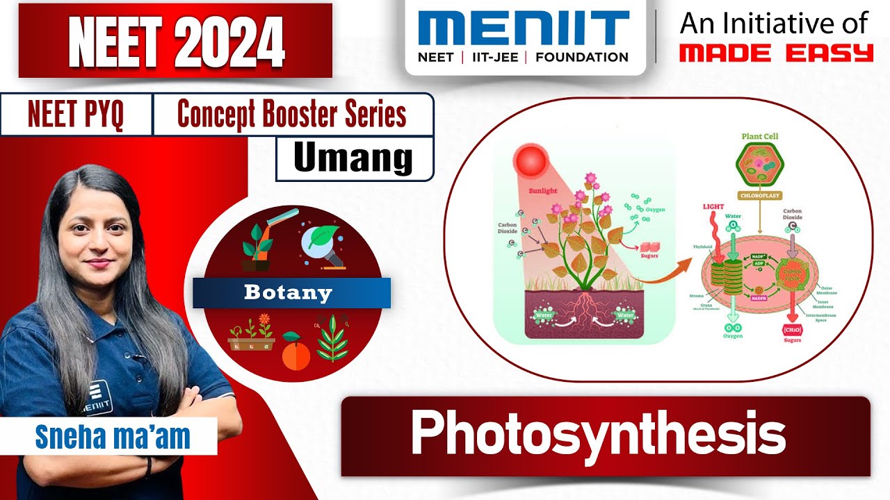 Plant Physiology | Photosynthesis | NEET | Concept Booster Series | By ...