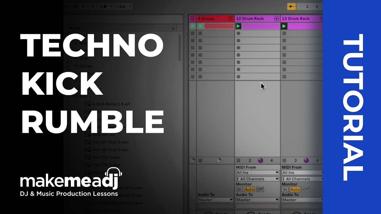 Techno Kick Rumble in Ableton - YouTube