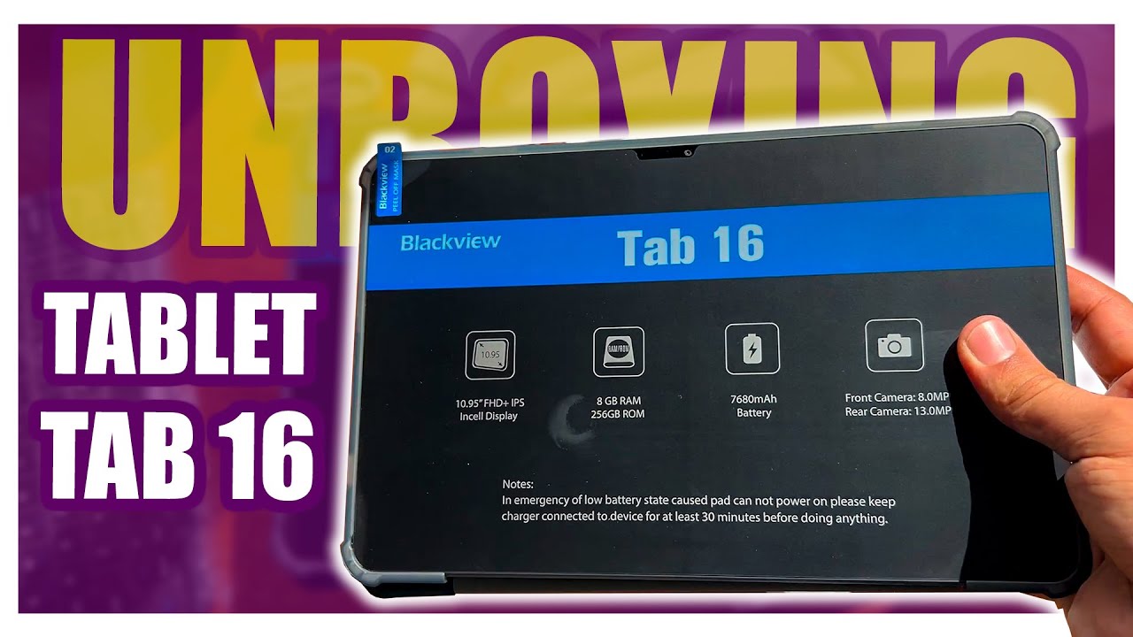 BLACKVIEW TAB 16 É Bom? UNBOXING BLACKVIEW TAB16! - YouTube