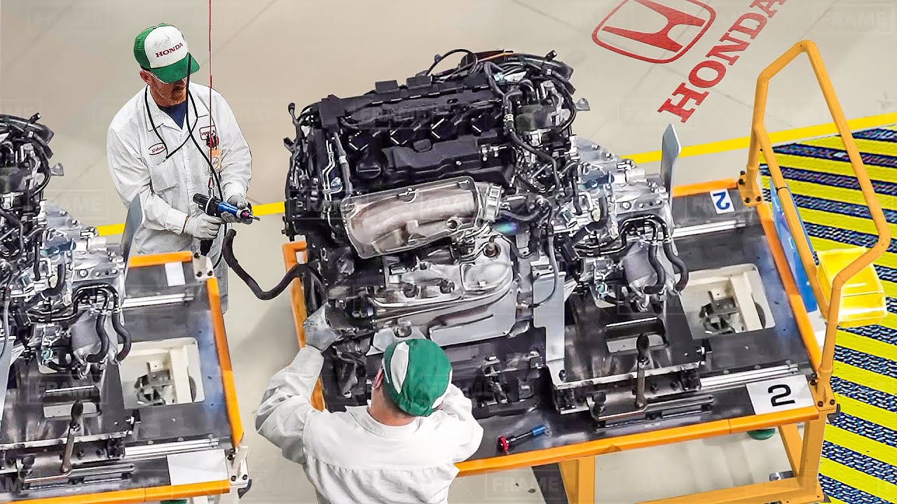 How They Build Honda Best Engines From Scratch - YouTube