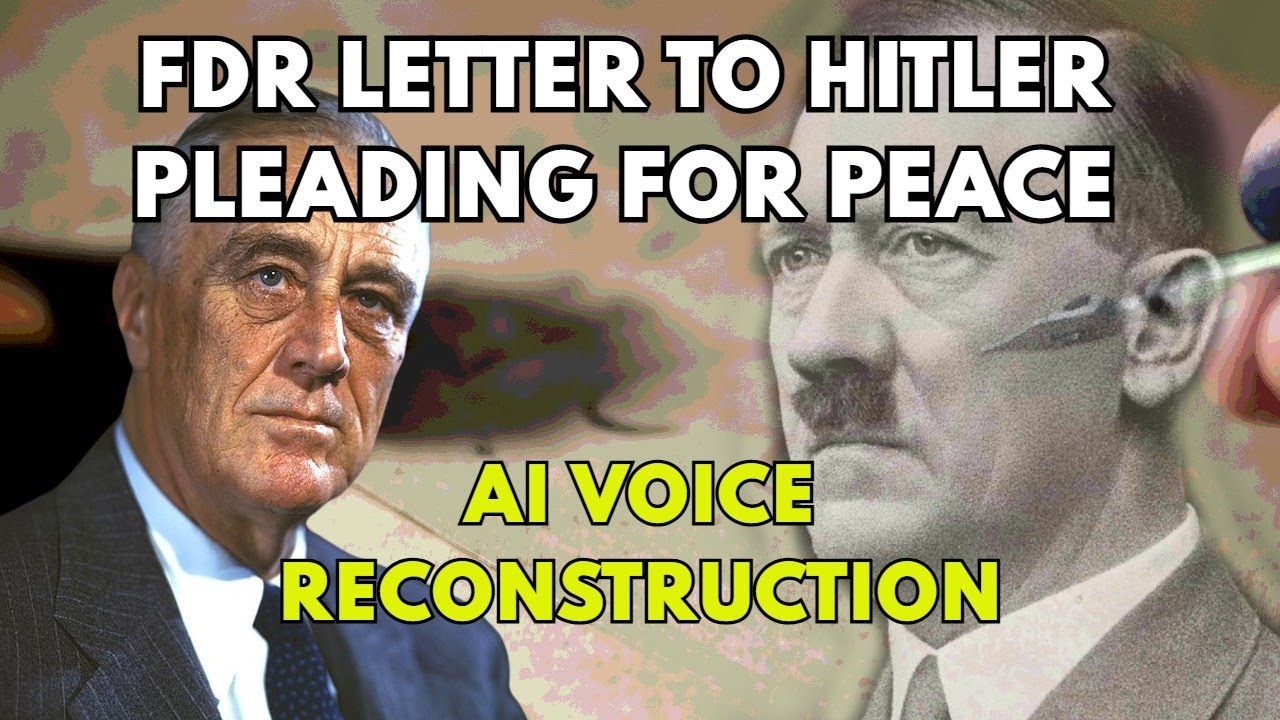 FDR Letter to Hitler Pleading for Peace | AI Voice Reconstruction - YouTube
