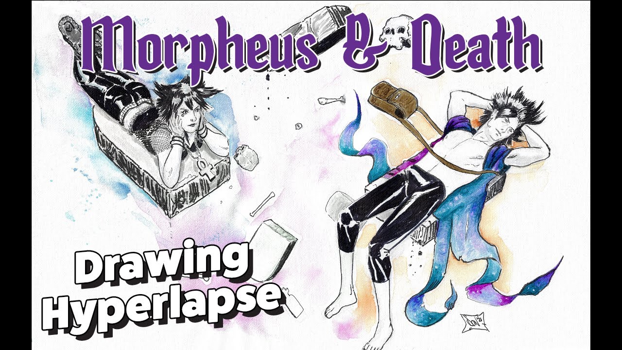 Morpheus and Dream of the Endless Commission Piece - YouTube
