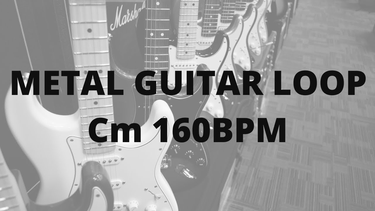Royalty free heavy metal guitar loop - YouTube