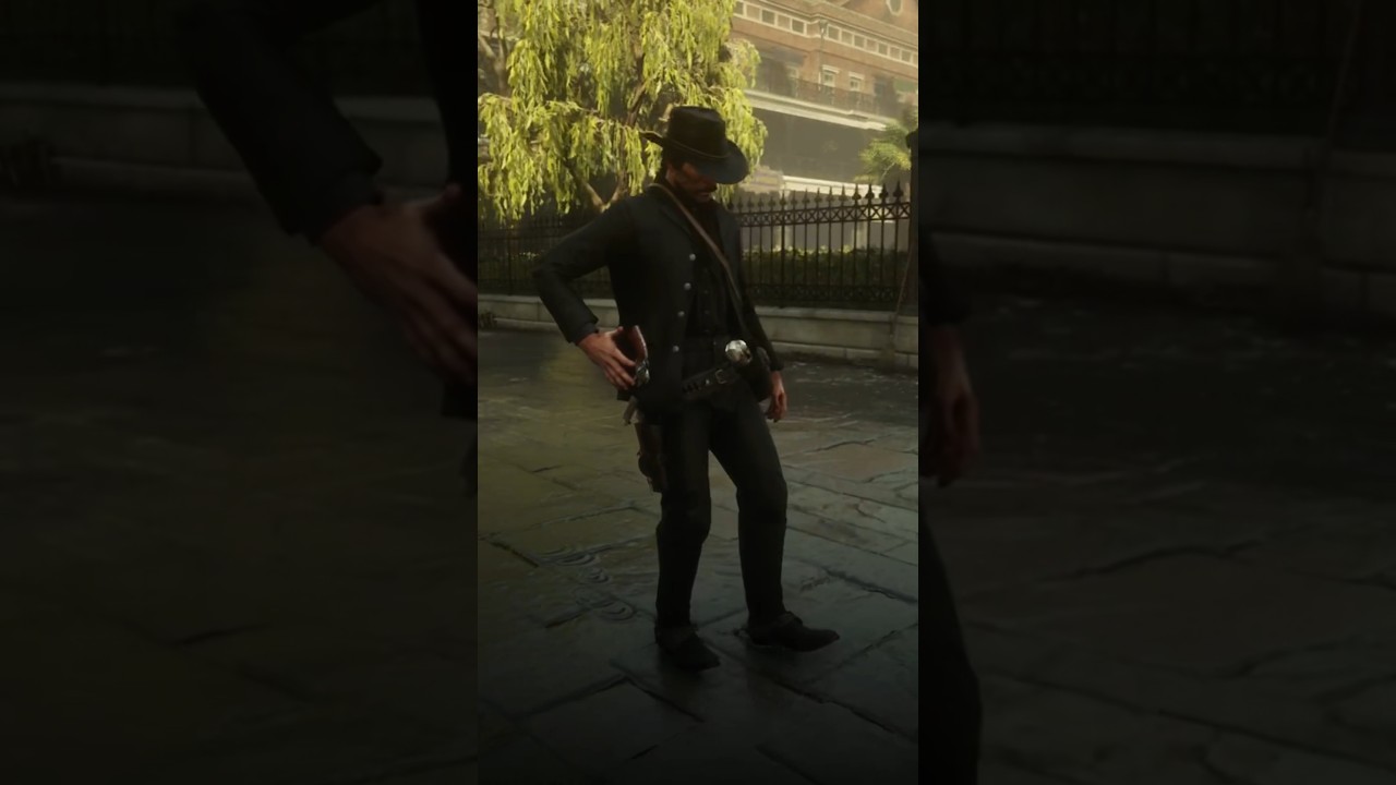 All-Black The Gunslinger Outfit RDR2 (Watch Till The End For The Outfit ...