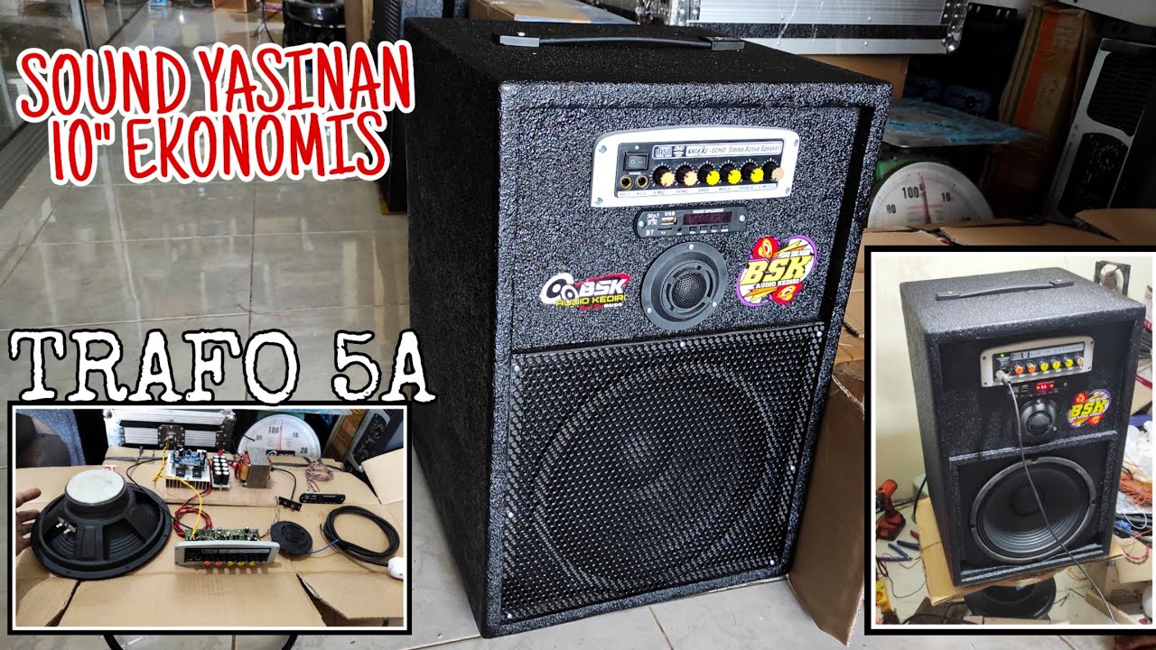 SPEAKER AKTIF 10" RAKITAN // MARI KITA CEKSOUND... - YouTube