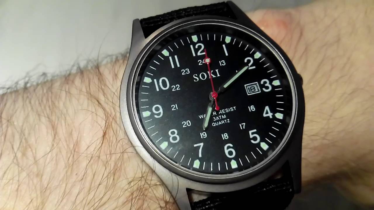 Soki field watch - YouTube