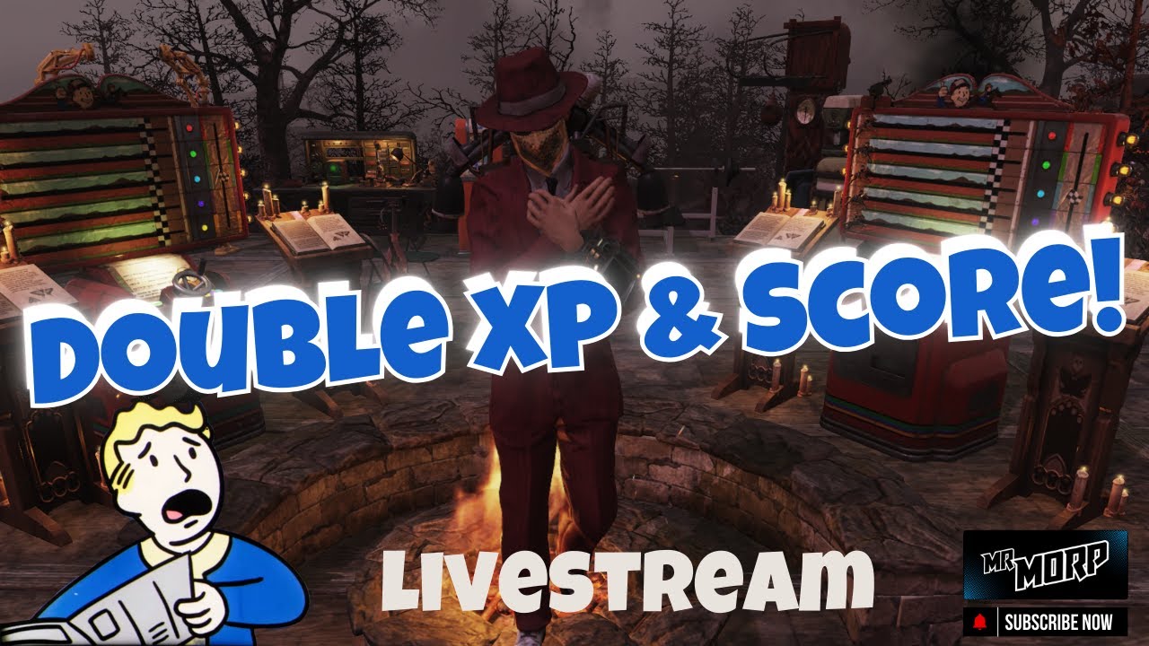 Double XP & Score! | Fallout 76 Live Stream - YouTube