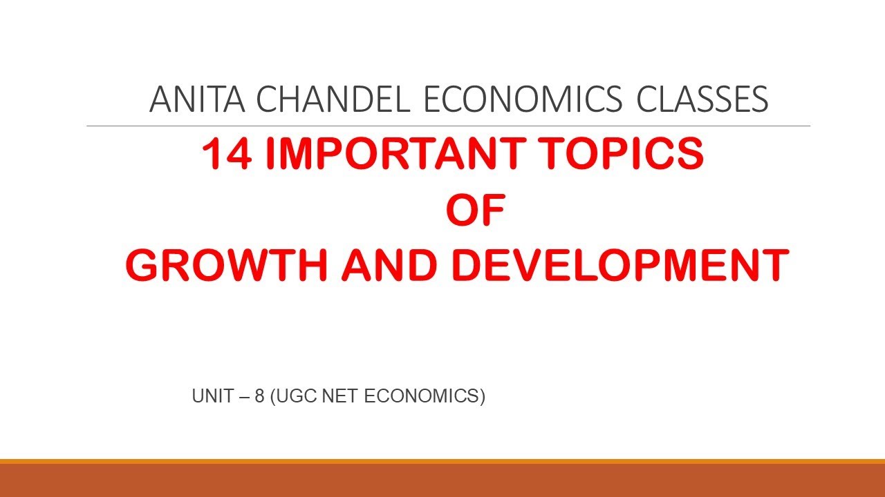 #14 important topics of growth and development for UGC NET JRF ...