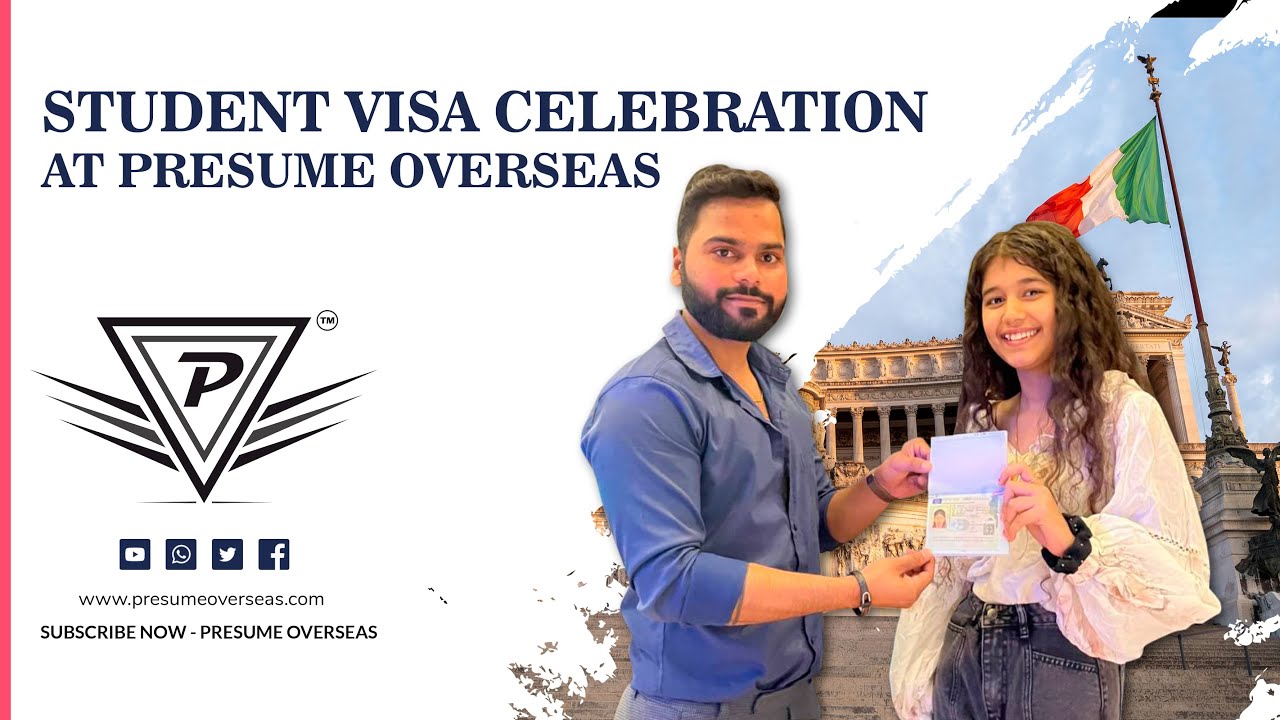Student Visa Celebration 🇮🇹 - YouTube