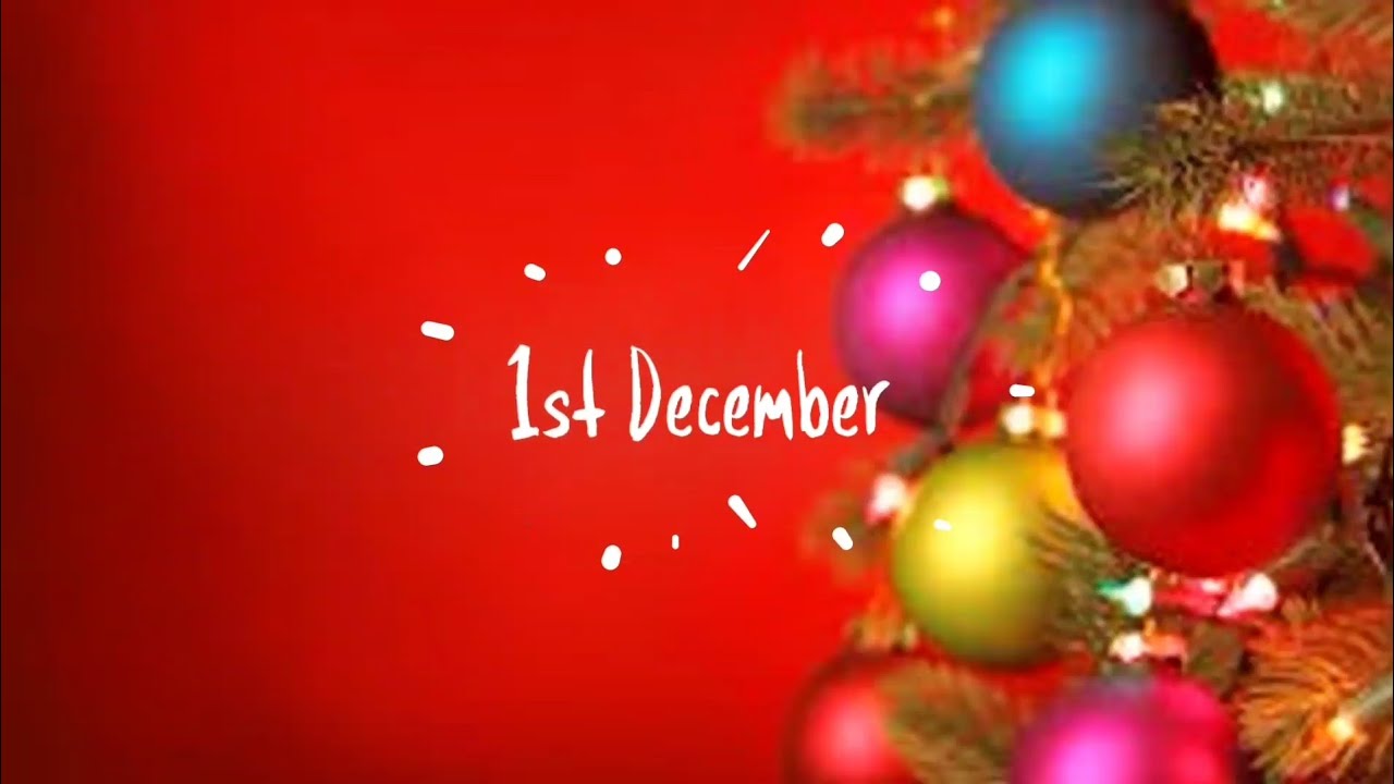 Advent Calendar - December 1st - It's Beginning to Look a Lot Like ...
