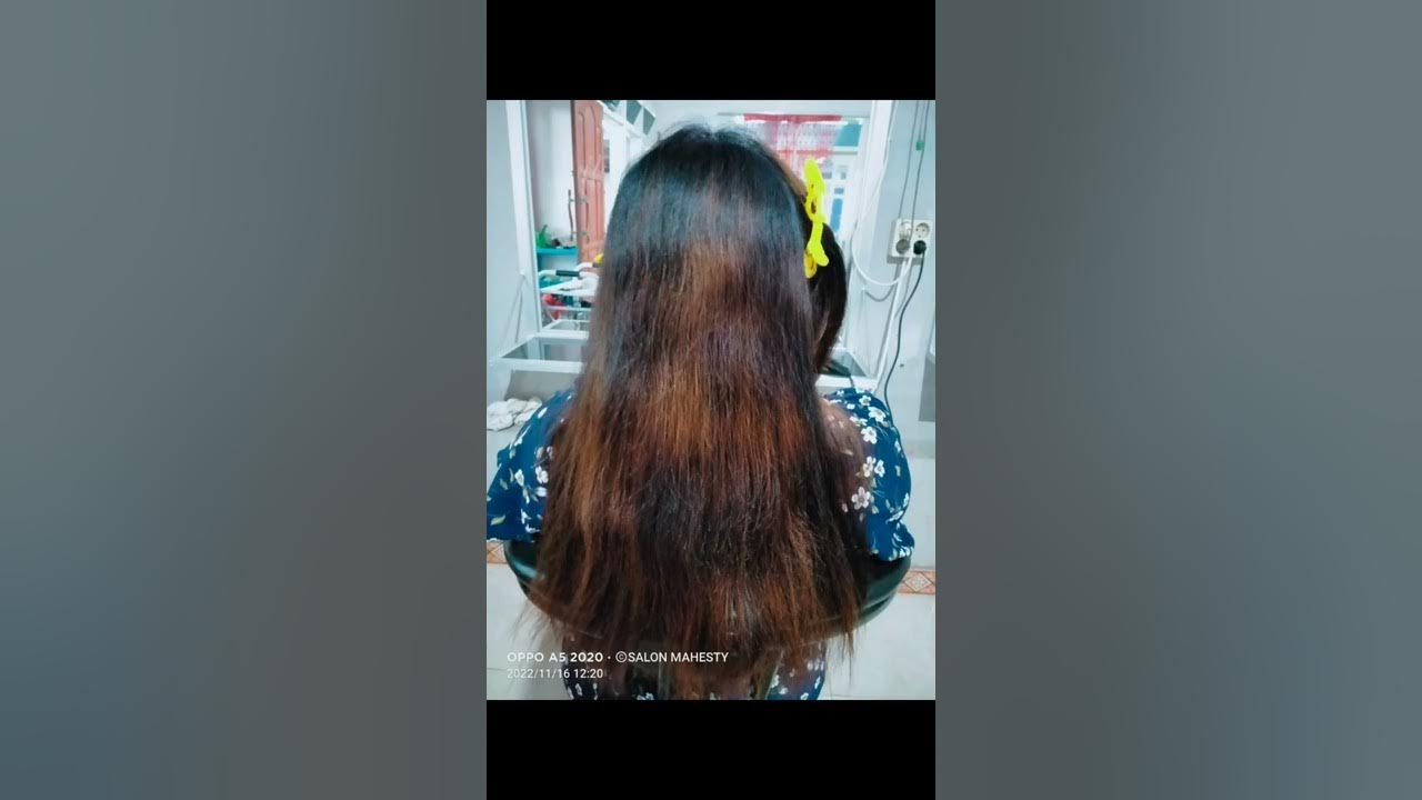 smooting keratin rambut blecing kering dan ngembang - YouTube