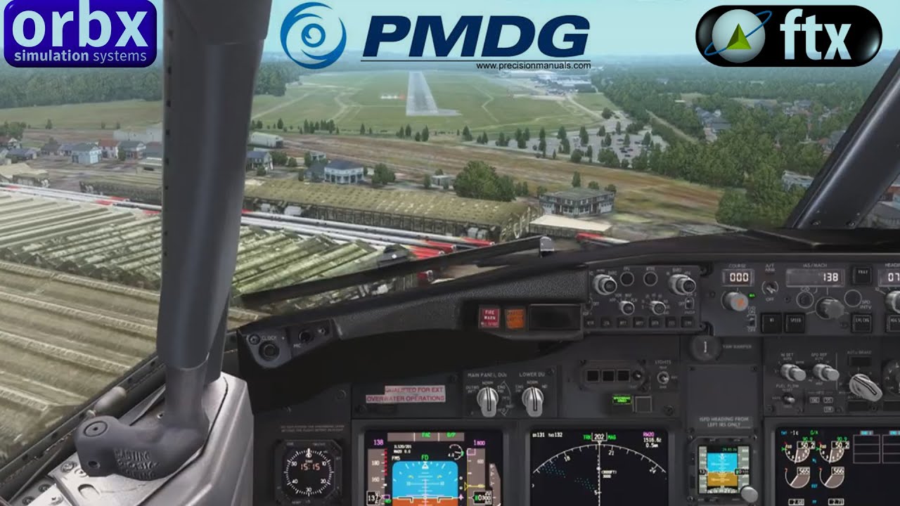 [FSX] | B737NGX ANA Business Jet Arriving Southampton - YouTube
