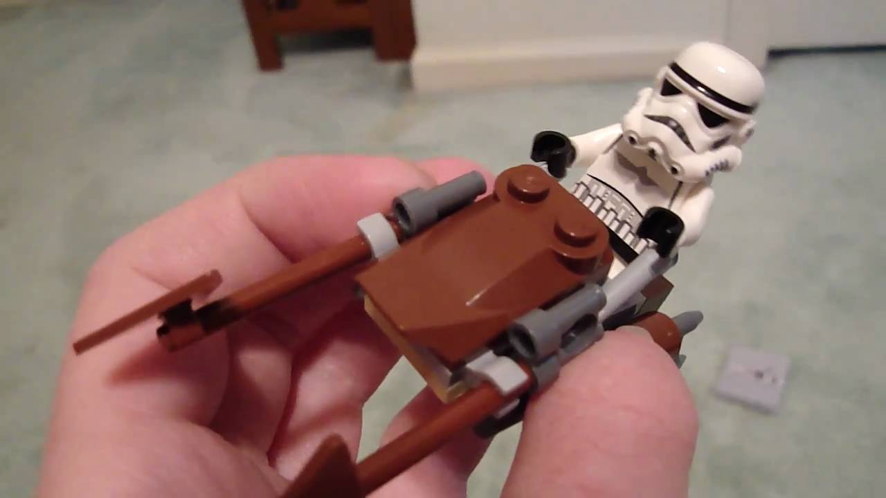 LEGO Star Wars Impulse set Review: Speeder Bike - YouTube