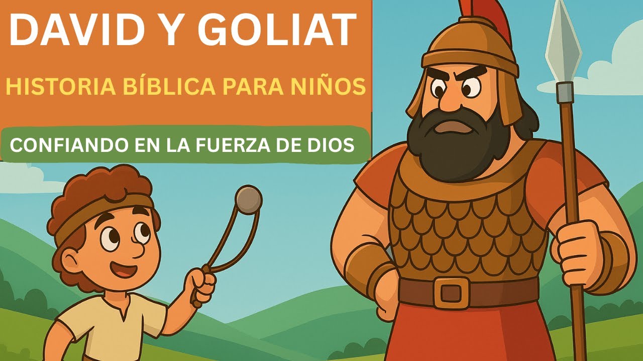 David y Goliat - Historia Bíblica para Niños | Confiando en la Fuerza ...