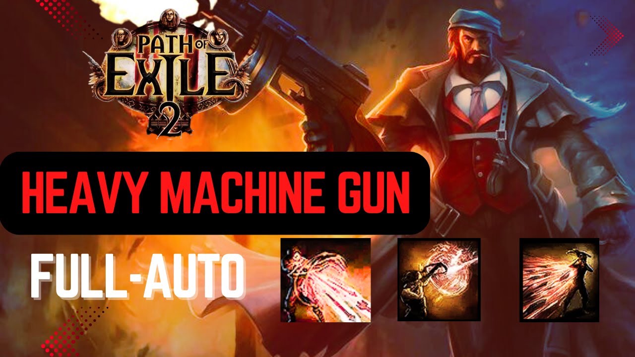 [ POE2 ] 0.3 Heavy Machine Gun Build. Full-auto justice! [ Witch Hunter ...