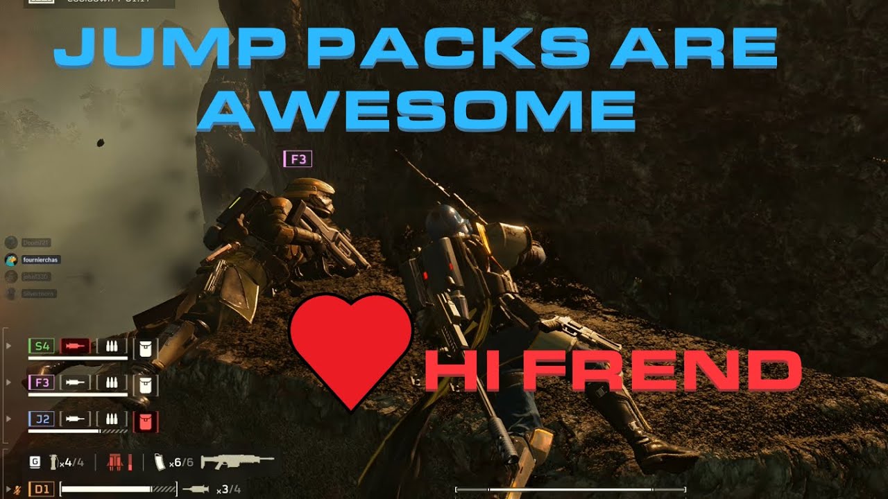 Follow Friends With A Jump Pack! | Helldivers 2 - YouTube