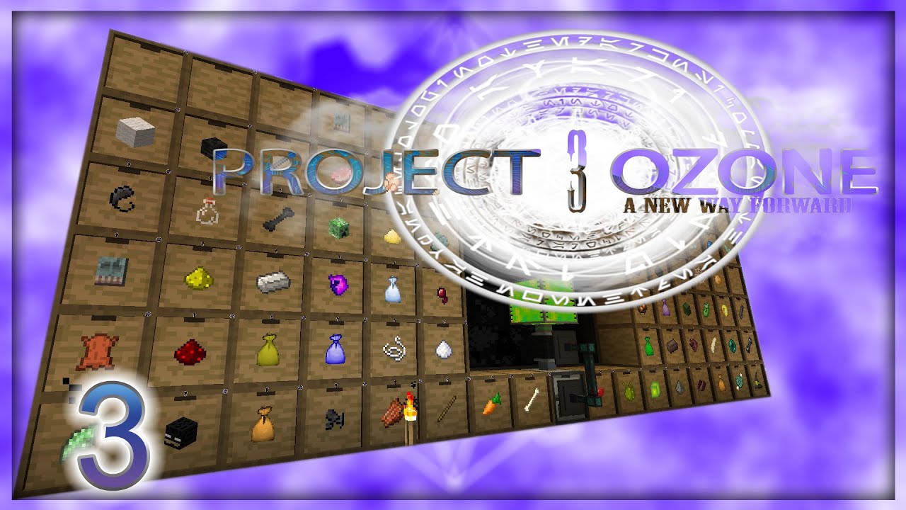 Project Ozone 3 - Ep03 - Mob Farming, Zenith Furnace e Muro di Drawer ...