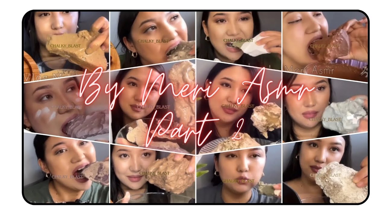 @bymeriasmr273 - Chalk in paste Part-2 | мел в пасте, часть 2🍀💥 - YouTube