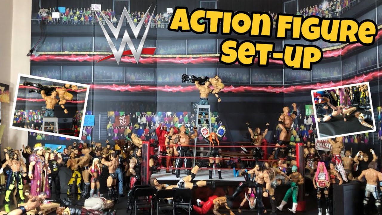 BIGGEST WWE ACTION FIGURE SET UP! - YouTube