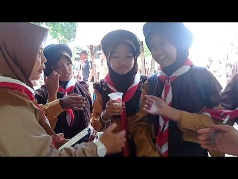 HUT Pramuka ke 64 - KIM (Kemampuan Indra Mencium) sampek njebur di kolam susu coklat 😄😁🥰