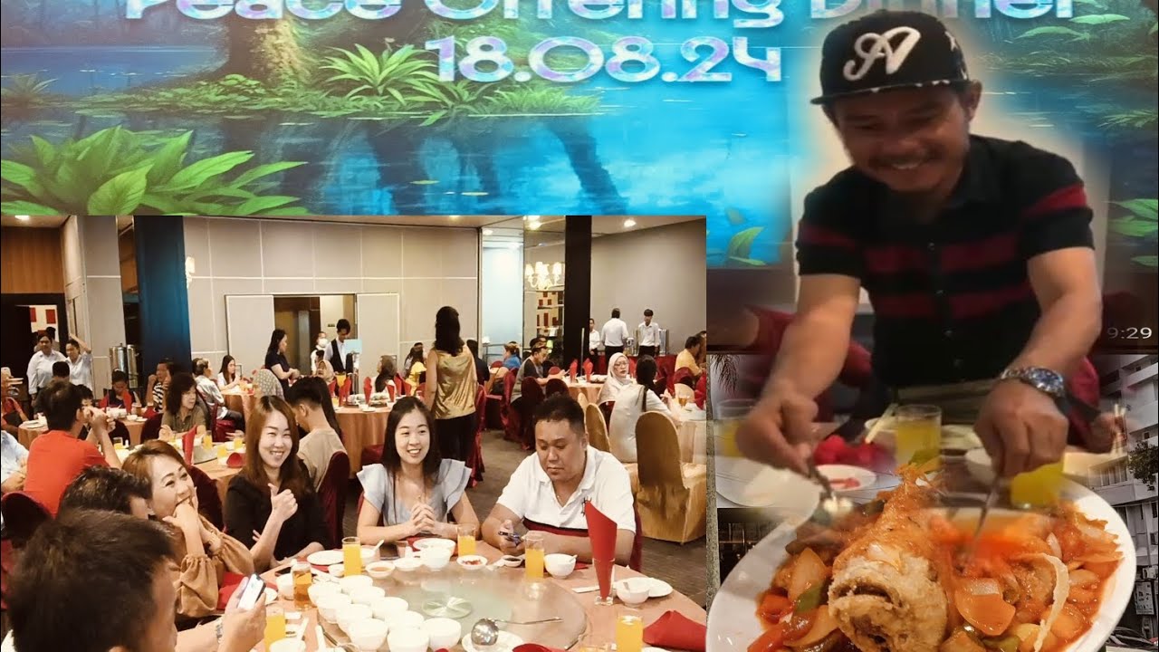 peace offering dinner Tanahmas Hotel 180824//menu sedap.. - YouTube