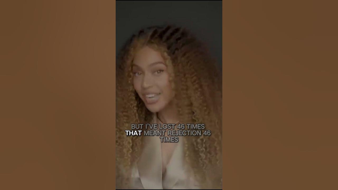BEYONCE - Motivational Speech #motivation #mindset - YouTube