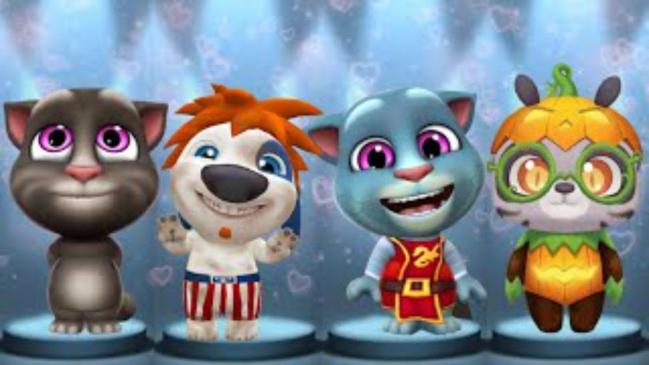 My talking tom 2 vs my talking hank vs my talking tom vs my talking ...