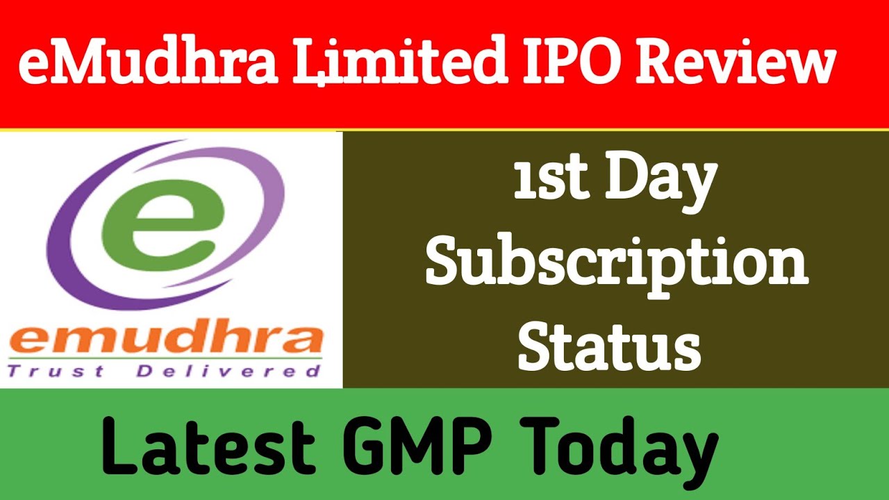 eMudhra Limited IPO Review, 1st Day Subscription Status and Today's GMP ...