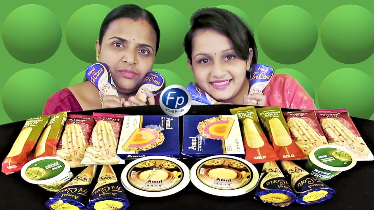 ICE CREAM EATING CHALLENGE BENGALI | Cornetto Punjabi kulfi Amul hum ...