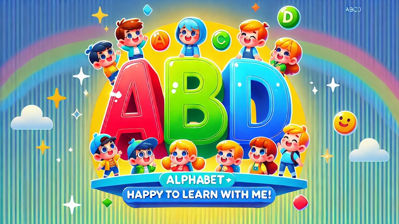 ABCD learning | Alphabets| for kidz | Happy to learn with me |kids ...