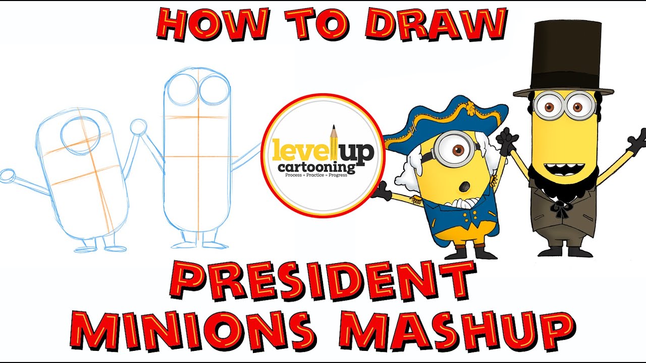 How To Draw Mashup of Presidents as Minions - YouTube