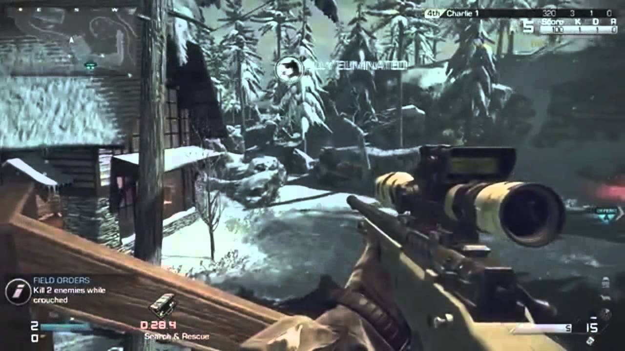 CoD Ghost L115 Gameplay Footage on Whiteout - YouTube