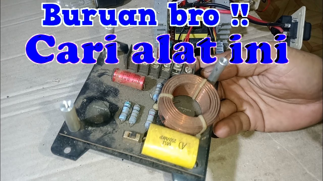 INDUKTOR SETRUM PDC MENGGUNAKAN INDUKTOR CROSSOVER BEKAS - YouTube