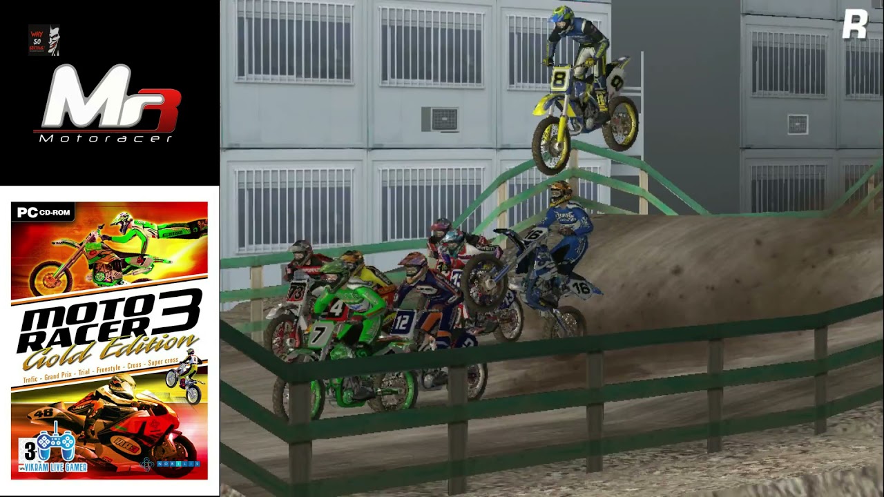Moto Racer 3 - Track - SX / MX - Chantier, Gameplay by - Vikram Live ...